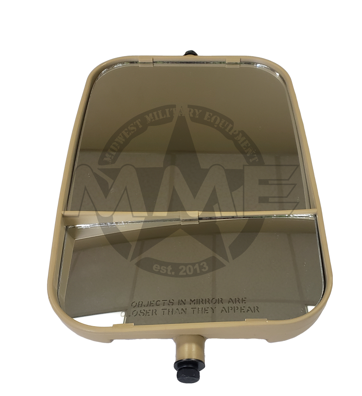 Replacement Tan Dual Mirror Head for HMMWV / Humvee