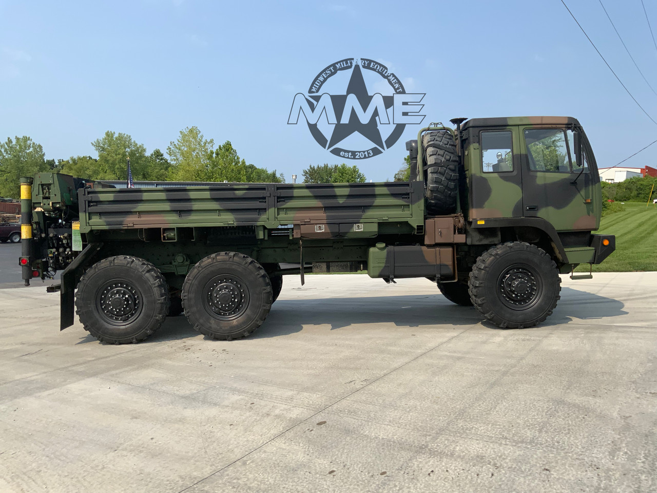 2000 STEWART & STEVENSON M1084A1 5 TON 6X6 Cargo TRUCK W / REAR ...