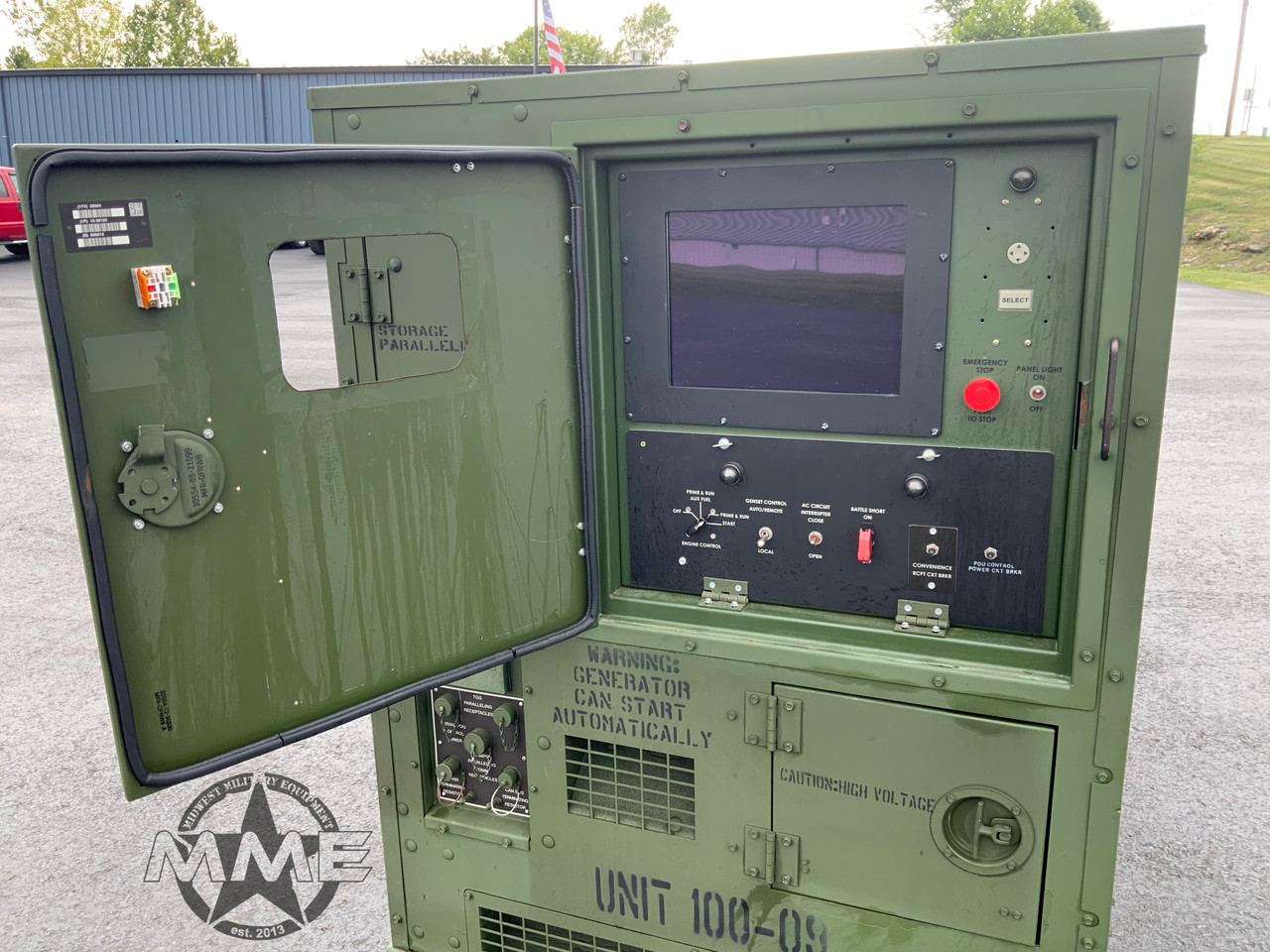 100KW Diesel MEP 1080 50/60HZ Generator LOW HOURS!!!!