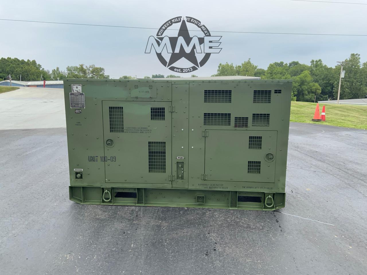 100KW Diesel MEP 1080 50/60HZ Generator LOW HOURS!!!!