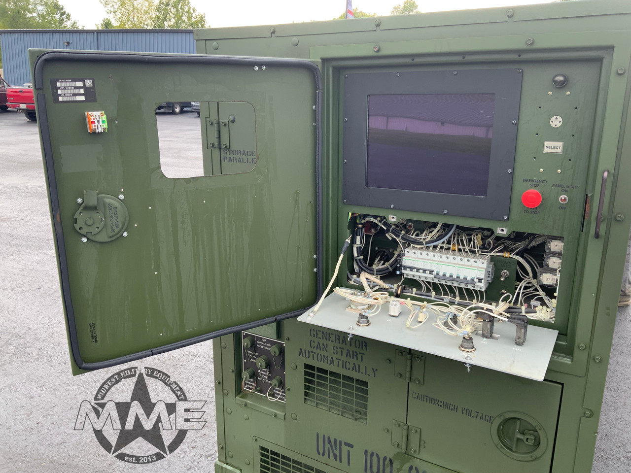 100KW Diesel MEP 1080 50/60HZ Generator LOW HOURS!!!!
