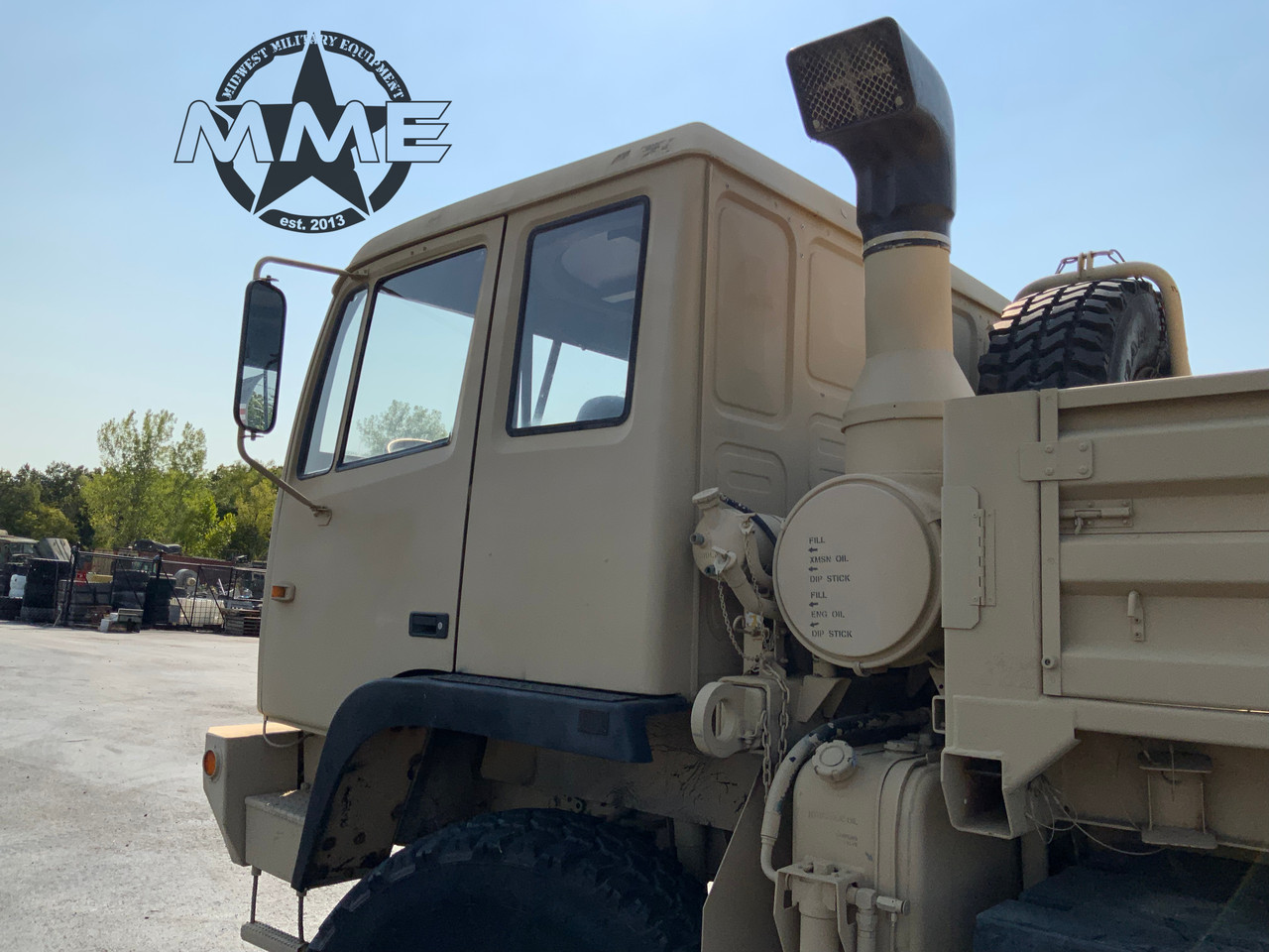 2000 STEWART & STEVENSON M1084A1 6X6 5 TON Cargo TRUCK W/REAR MATERIAL ...