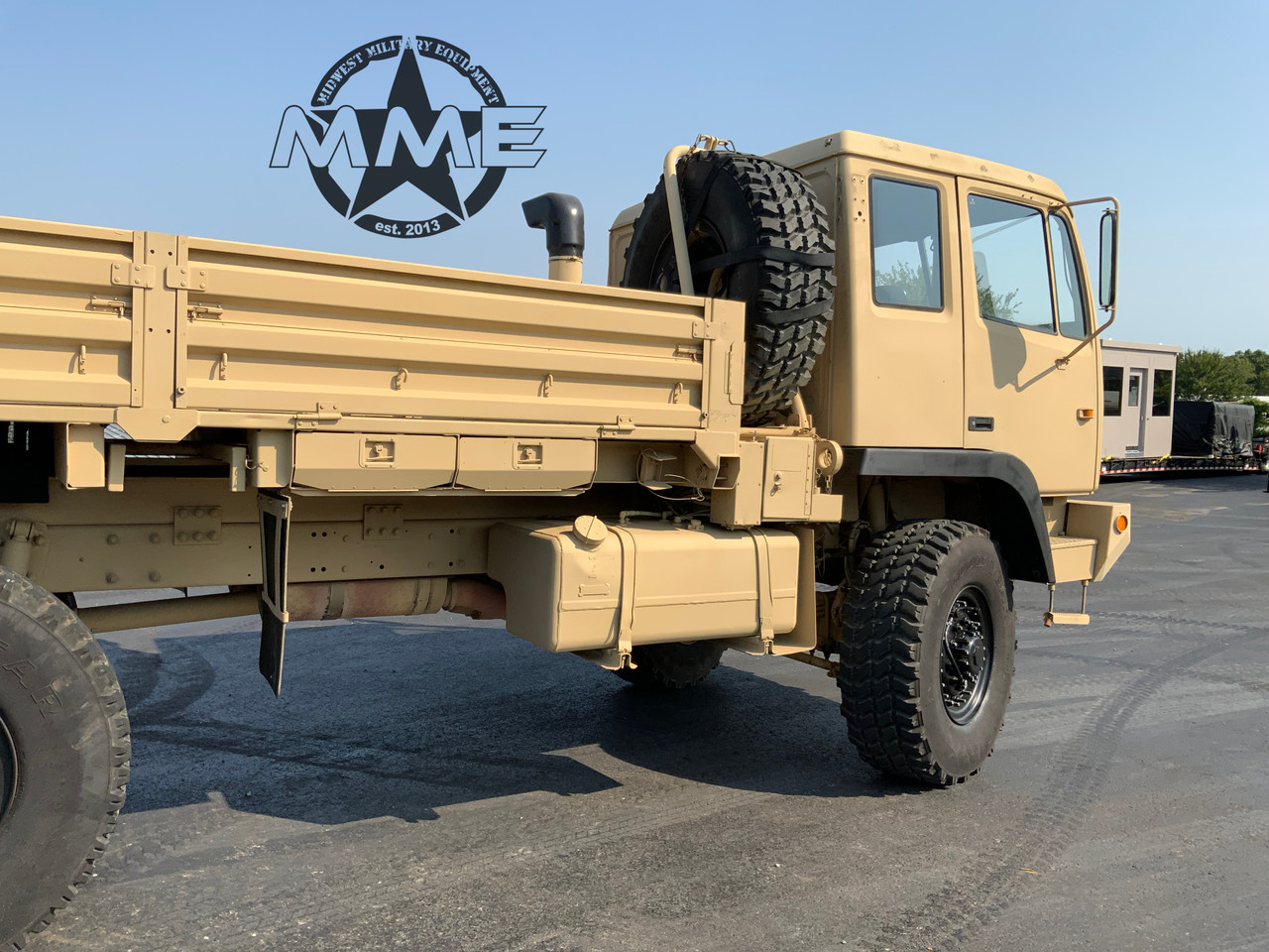2000 STEWART & STEVENSON M1084A1 6X6 5 TON Cargo TRUCK W/REAR MATERIAL ...