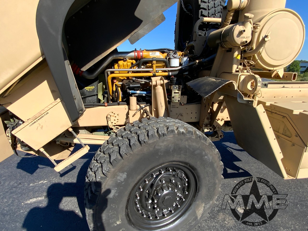 2005 Stewart & Stevenson M1085A1 MTV 6x6 Long Wheel Base Cargo Truck.