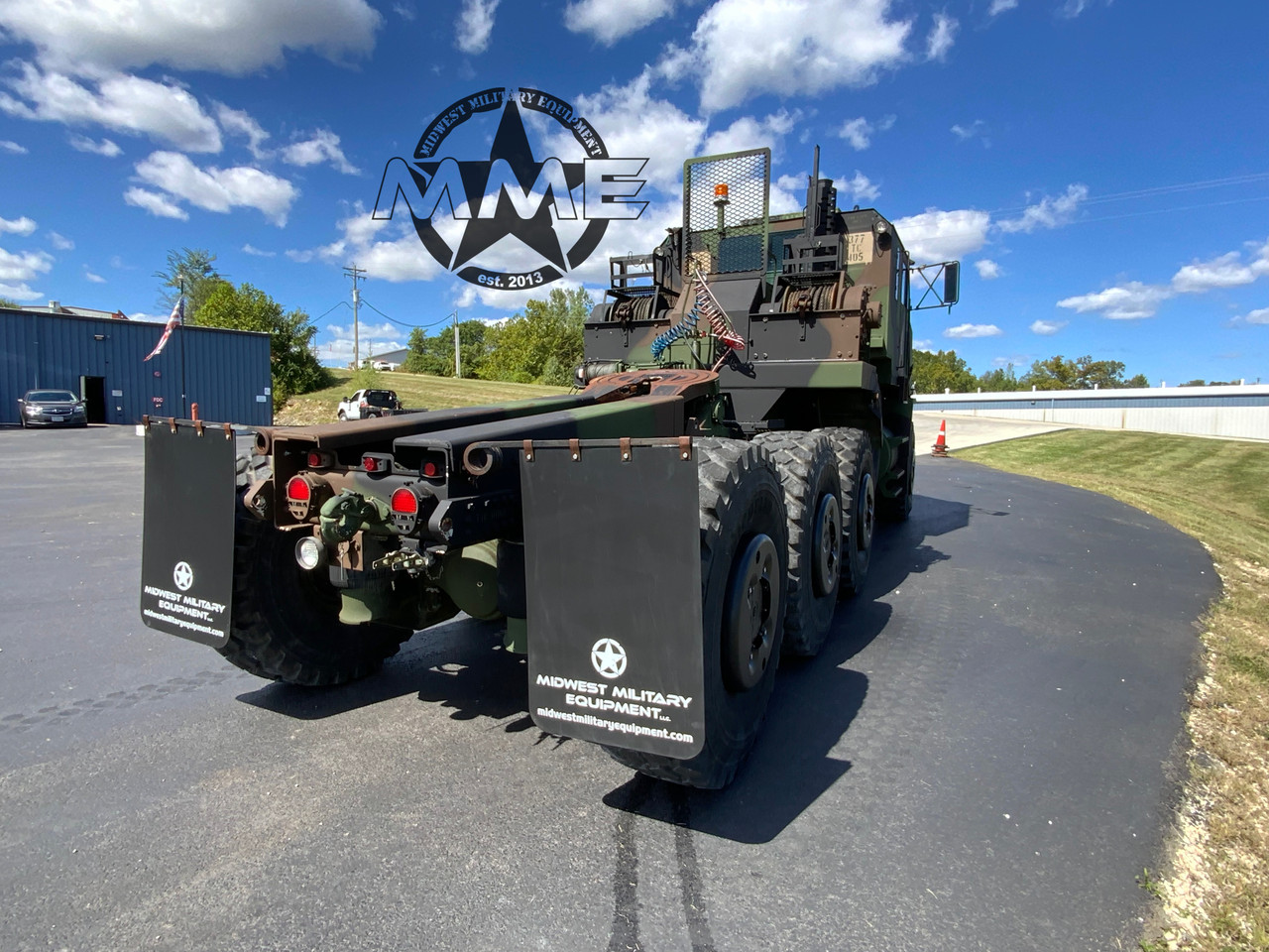 1994 Oshkosh M1070 8x8 HET Military Heavy Haul Tractor Truck Overhauled ...