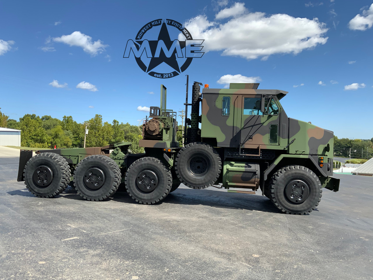 1994 Oshkosh M1070 8x8 HET Military Heavy Haul Tractor Truck Overhauled ...