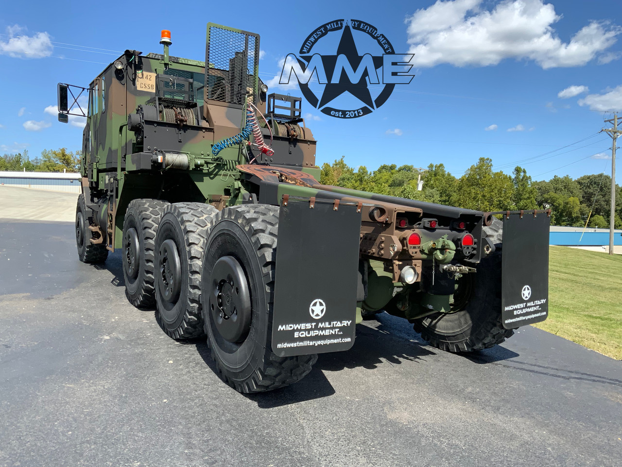 1994 Oshkosh M1070 8x8 HET Military Heavy Haul Tractor Truck Overhauled ...