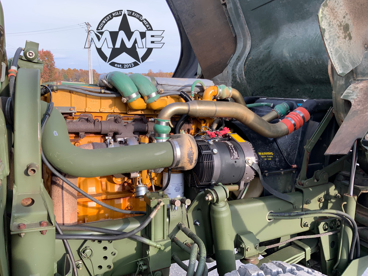 1995 Stewart & Stevenson M1093 W/ Winch 5 Ton Military Cargo
