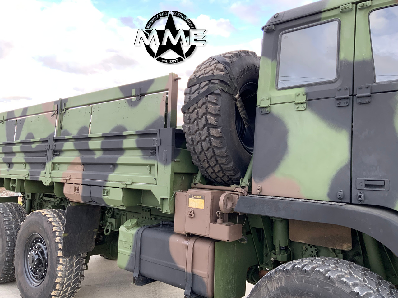 1996 Stewart & Stevenson M1093 5 Ton Military MTV Cargo Truck