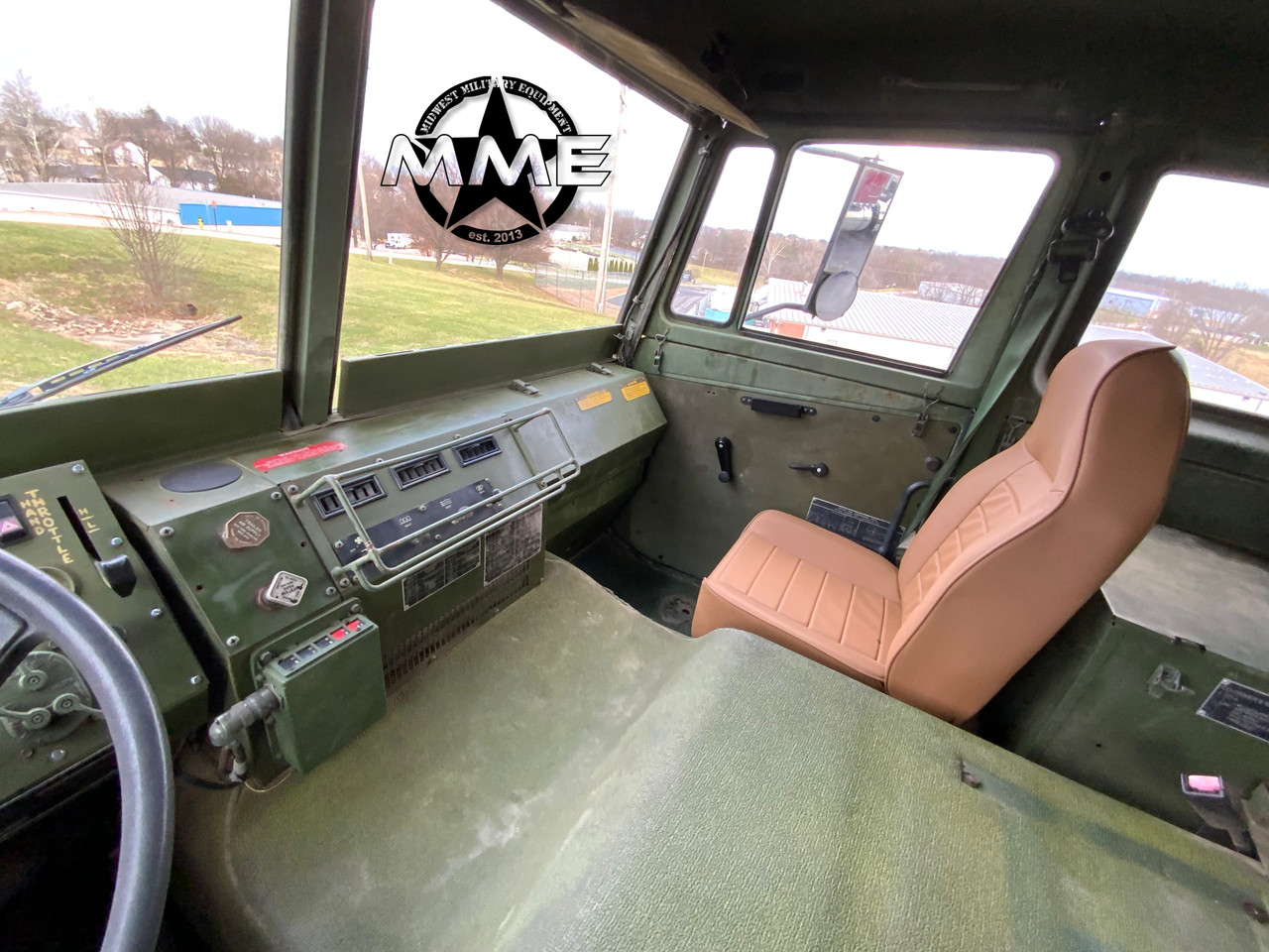 1996 Stewart & Stevenson M1093 5 Ton Military MTV Cargo Truck