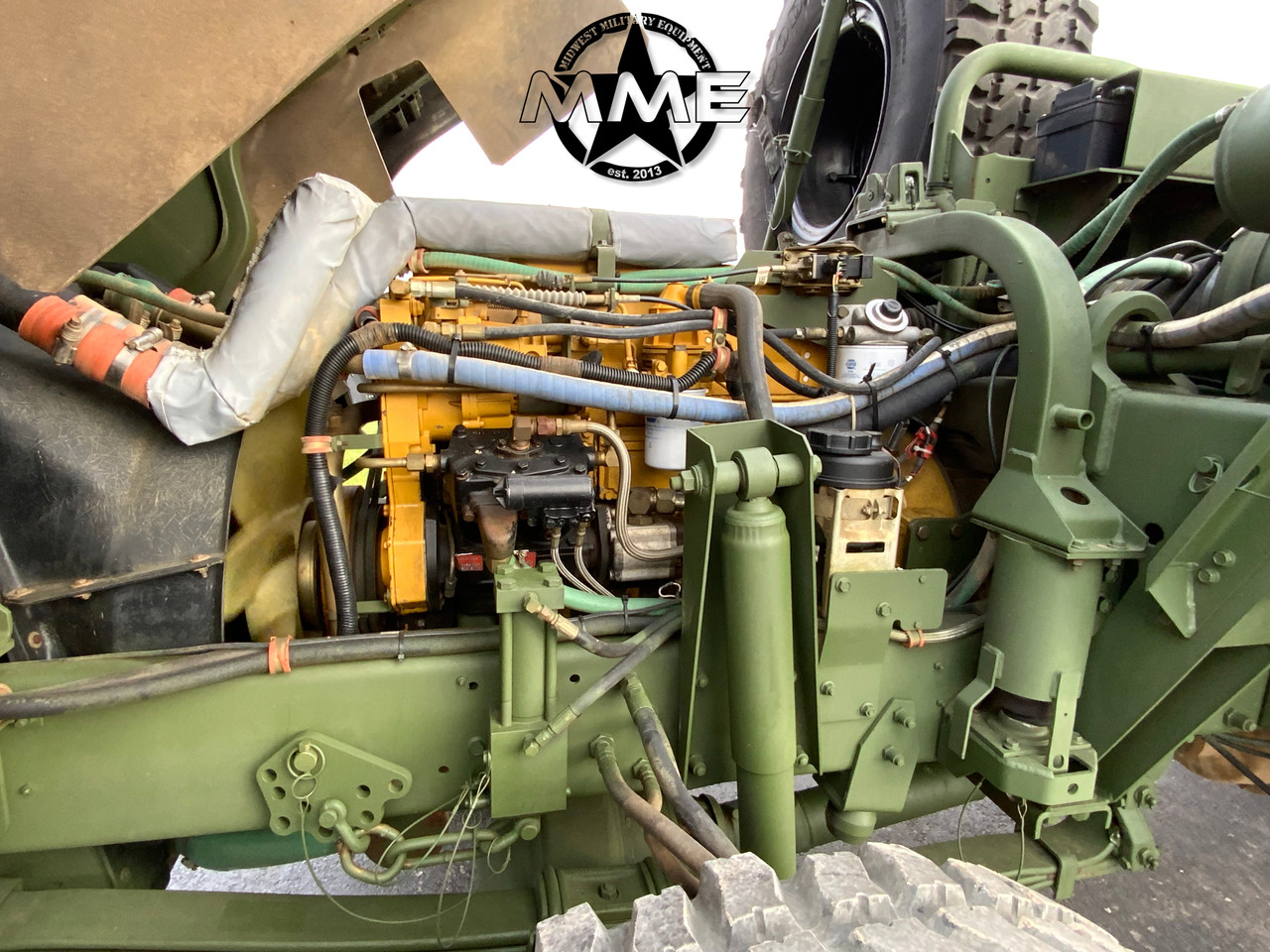 1996 Stewart & Stevenson M1093 5 Ton Military MTV Cargo Truck