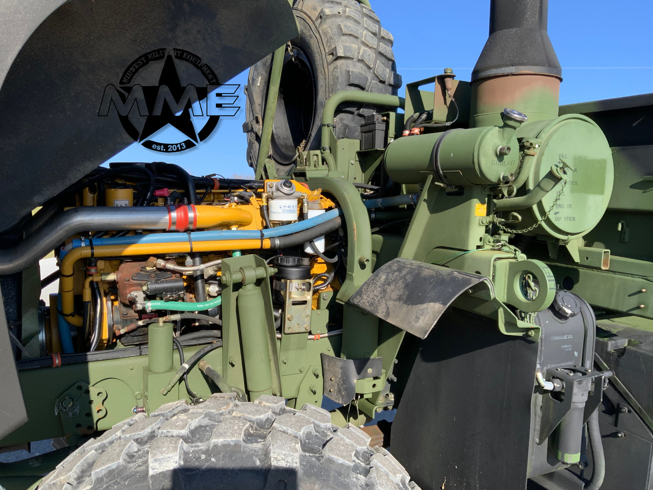 2004 STEWART & STEVENSON M1084A1 6X6 5 TON Cargo Truck W / REAR ...