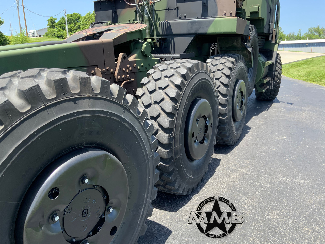 1993 Oshkosh M1070 8x8 HET Military Heavy Haul Tractor Truck Overhauled ...