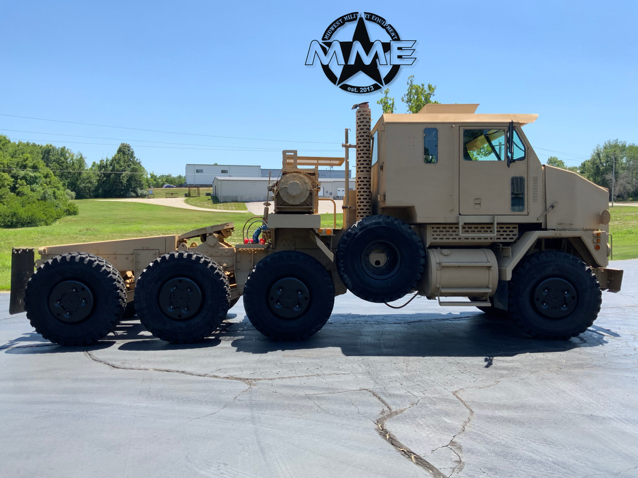 1994 Oshkosh M1070 8x8 HET Military Heavy Haul Tractor Truck Overhauled ...