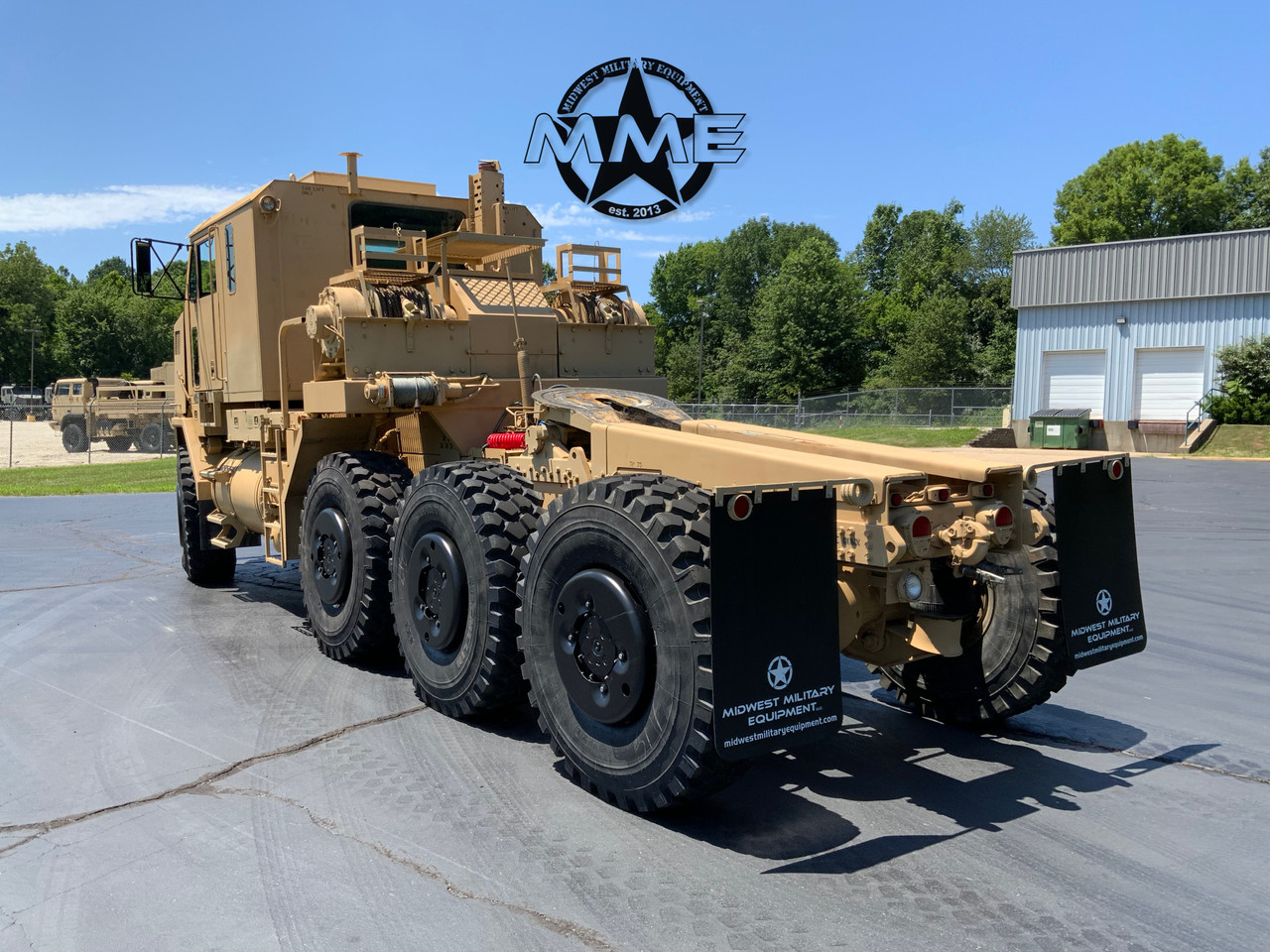 1994 Oshkosh M1070 8x8 HET Military Heavy Haul Tractor Truck Overhauled ...