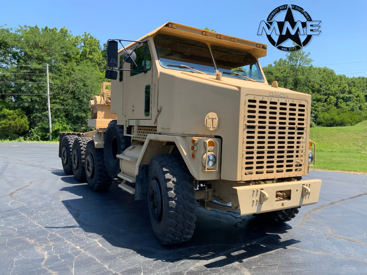 1994 Oshkosh M1070 8x8 HET Military Heavy Haul Tractor Truck Overhauled ...
