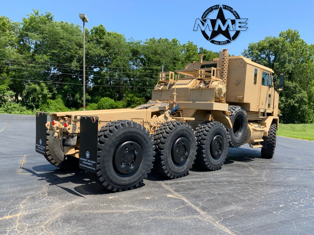 1994 Oshkosh M1070 8x8 HET Military Heavy Haul Tractor Truck Overhauled ...