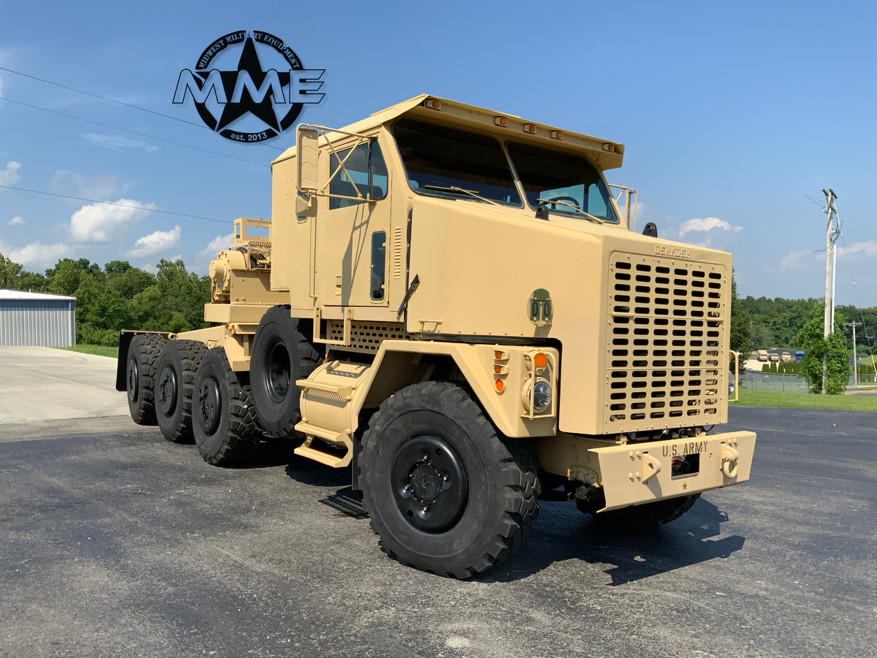 1993 Oshkosh M1070 8x8 HET Military Heavy Haul Tractor Truck Overhauled ...