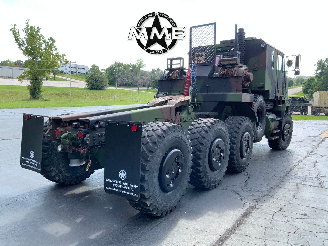 1994 Oshkosh M1070 8x8 HET Military Heavy Haul Truck Tractor Overhauled ...