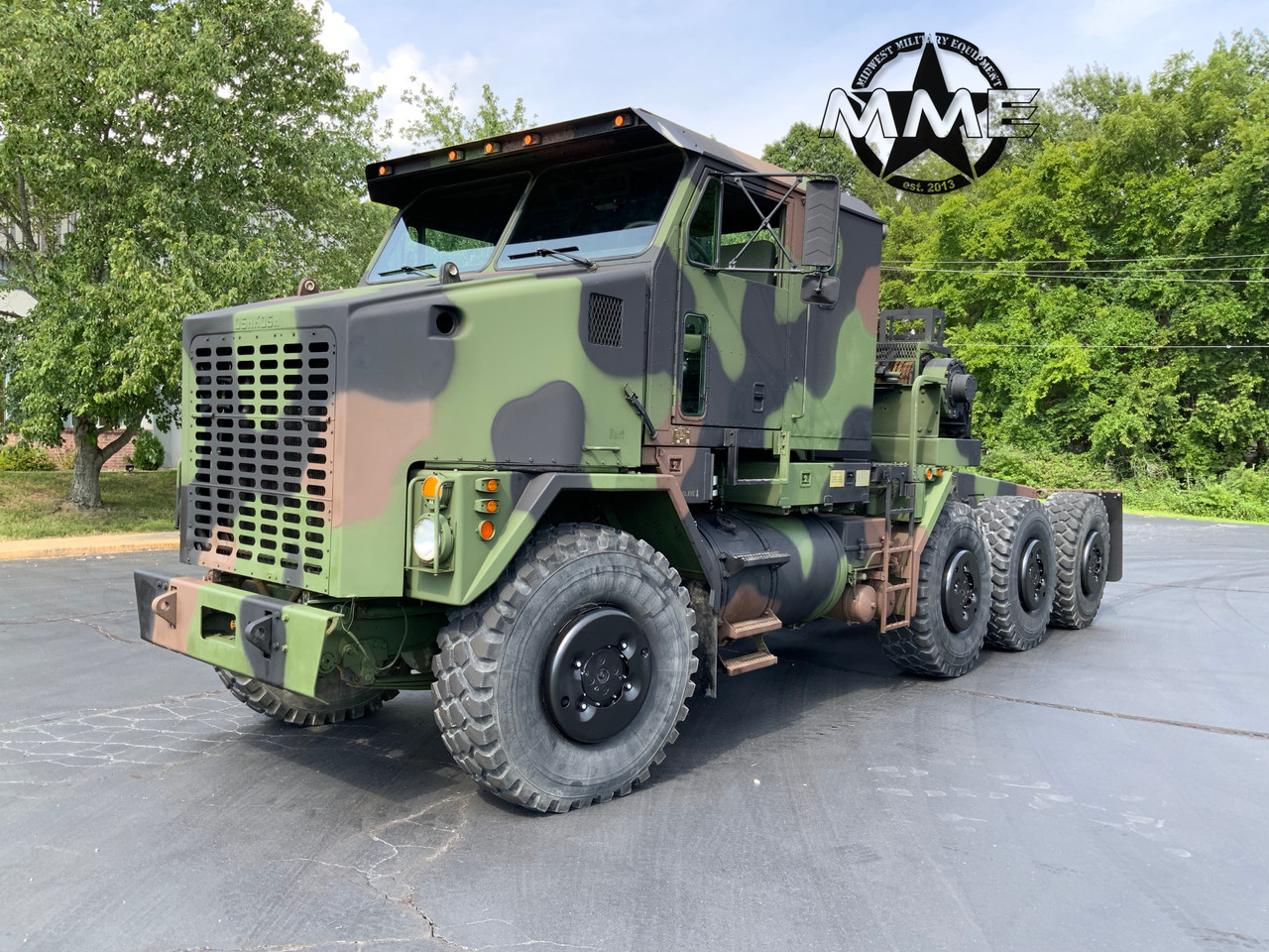 1994 Oshkosh M1070 8x8 HET Military Heavy Haul Truck Tractor Overhauled ...