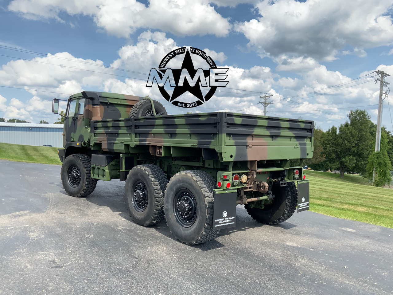 1994 Stewart & Stevenson M1093 5 Ton Military MTV Cargo Truck