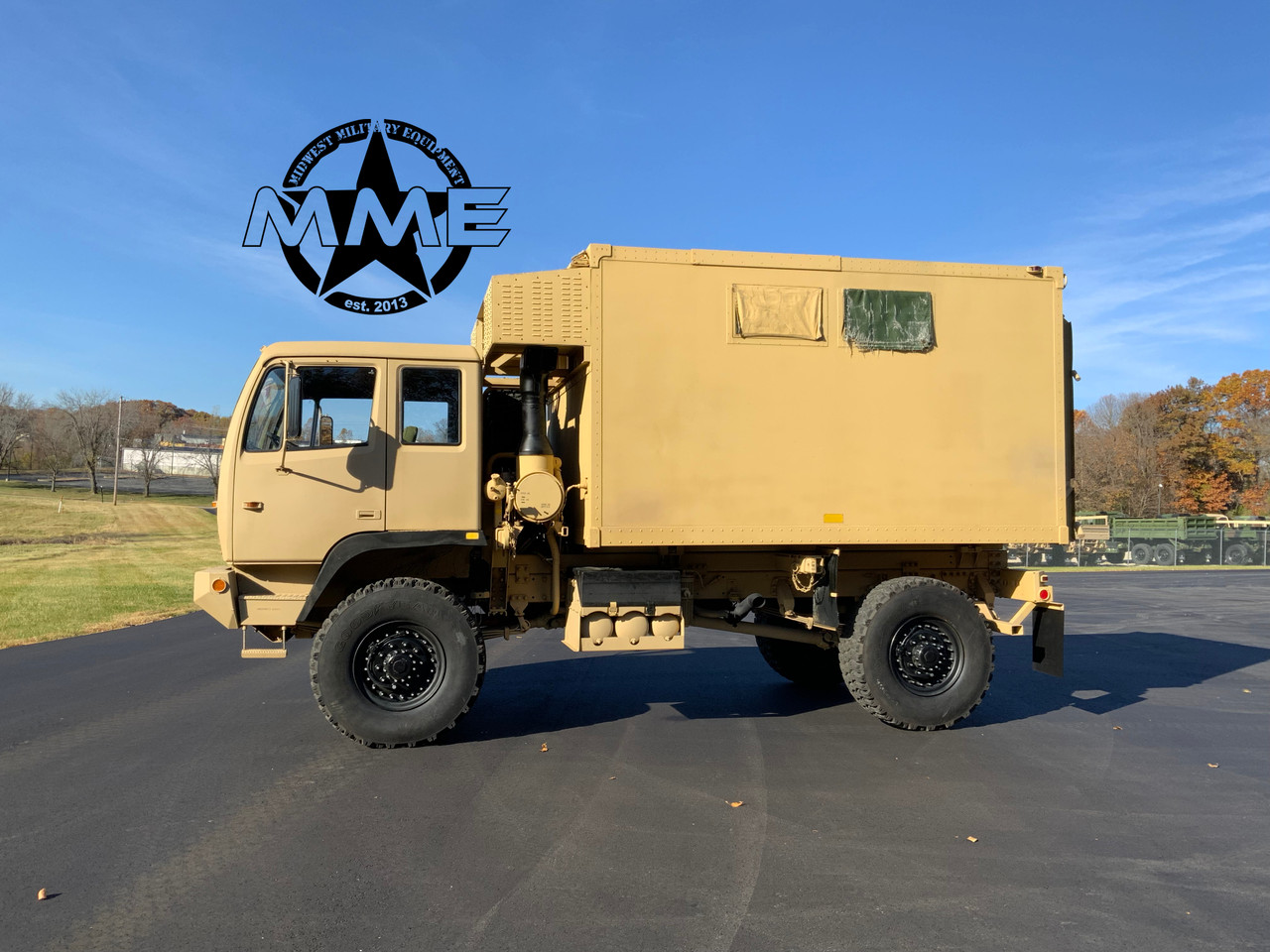 1998 Stewart & Stevenson LMTV M1079 2 1/2 Ton 4X4 Camper Truck