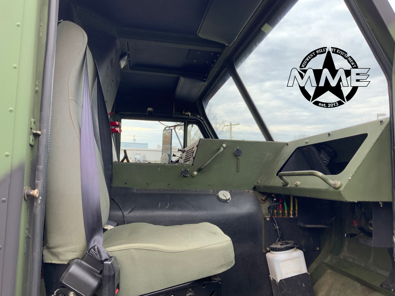 2003 M985A2 Oshkosh HEMTT 8 X 8 Truck With Material Handling Crane