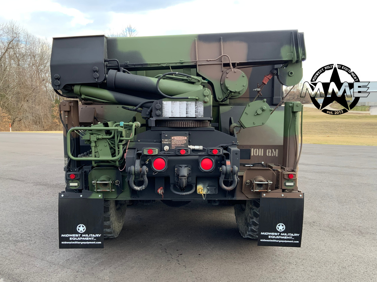 1991 M985 Oshkosh HEMTT 8X8 Truck With Material Handling Crane ...