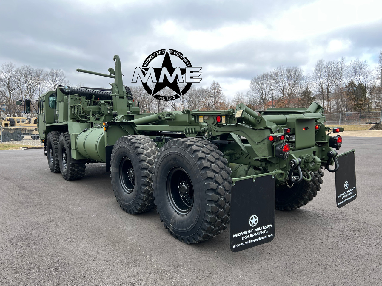 2007 Oshkosh M1120A2 HEMTT 8X8 Truck With LHS Hook Lift System W/ Air ...