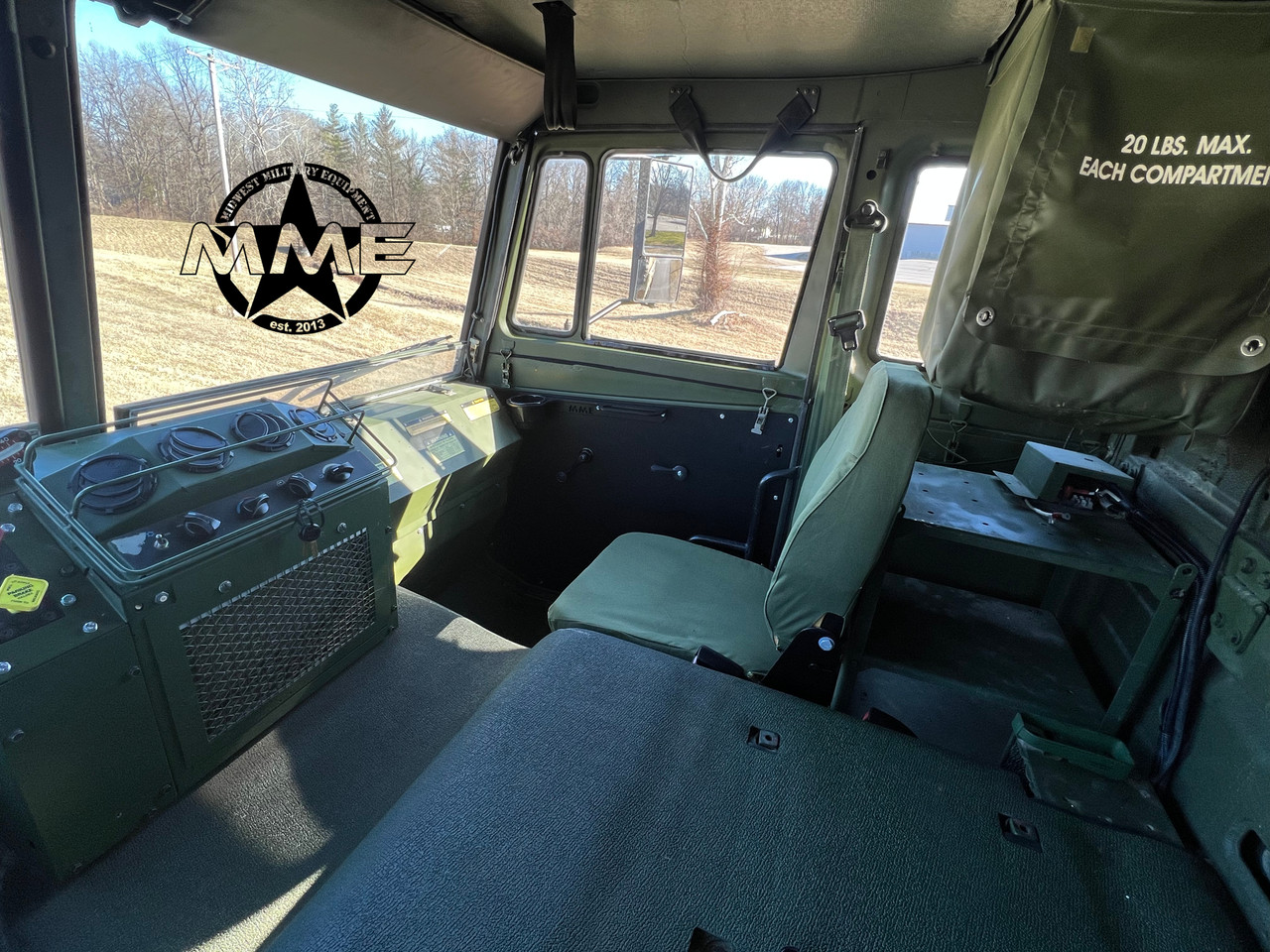 2009 BAE Systems M1081A1R LMTV 4X4 Cargo Truck W/ Air Conditioning