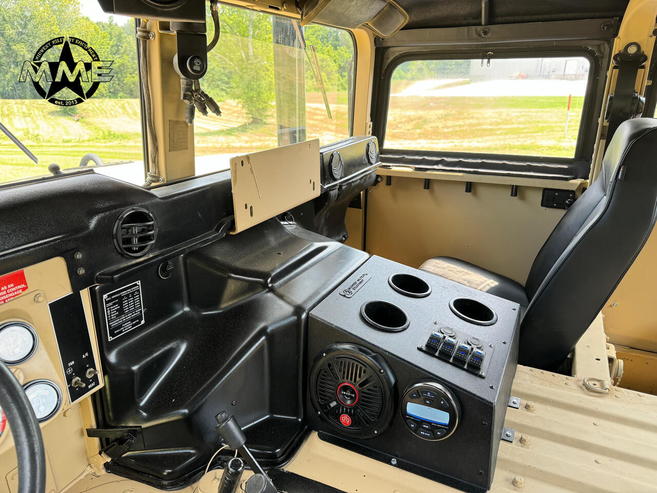 Center Console System For Turbo HMMWV/ HUMVEE