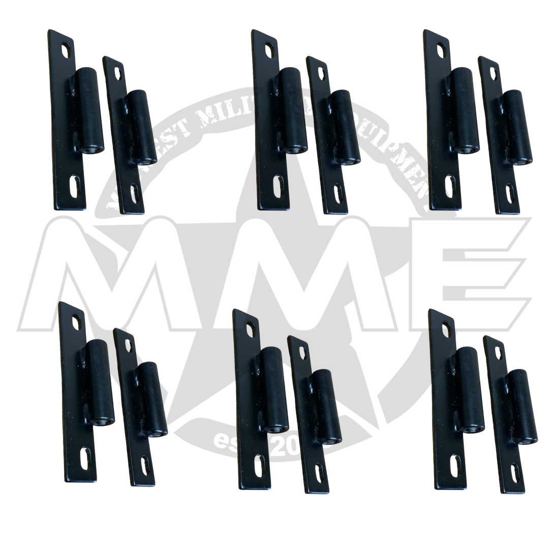 Black Half Hinge (Set of 8) For Humvee / HMMWV
