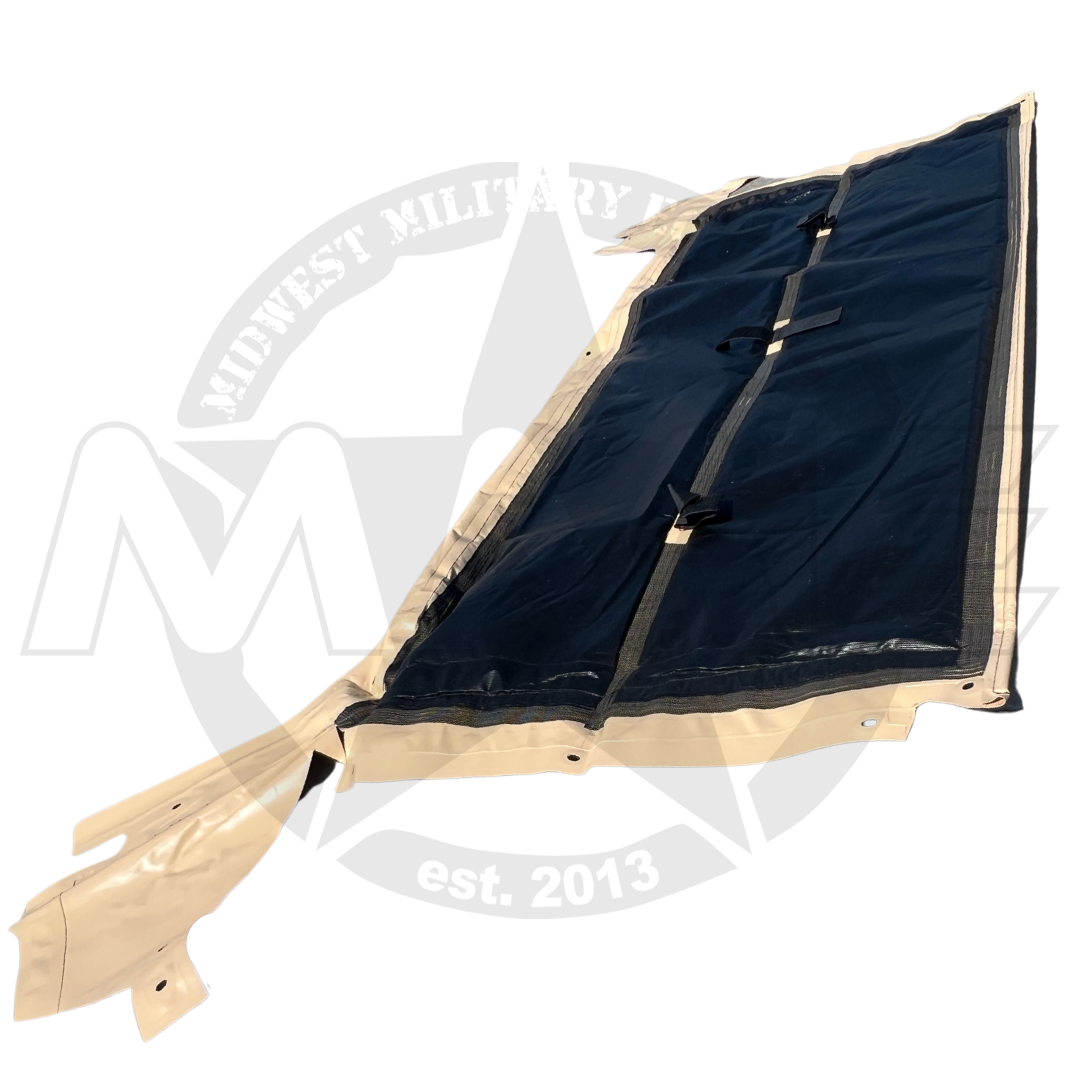 Replacement 2 Man Soft Top Kit & Rear Curtain For HMMWV /Humvee