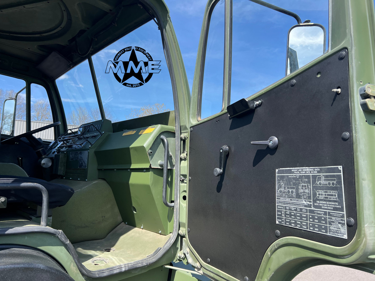 1995 Stewart Stevenson M1090 5-Ton MTV 6x6 Dump Truck