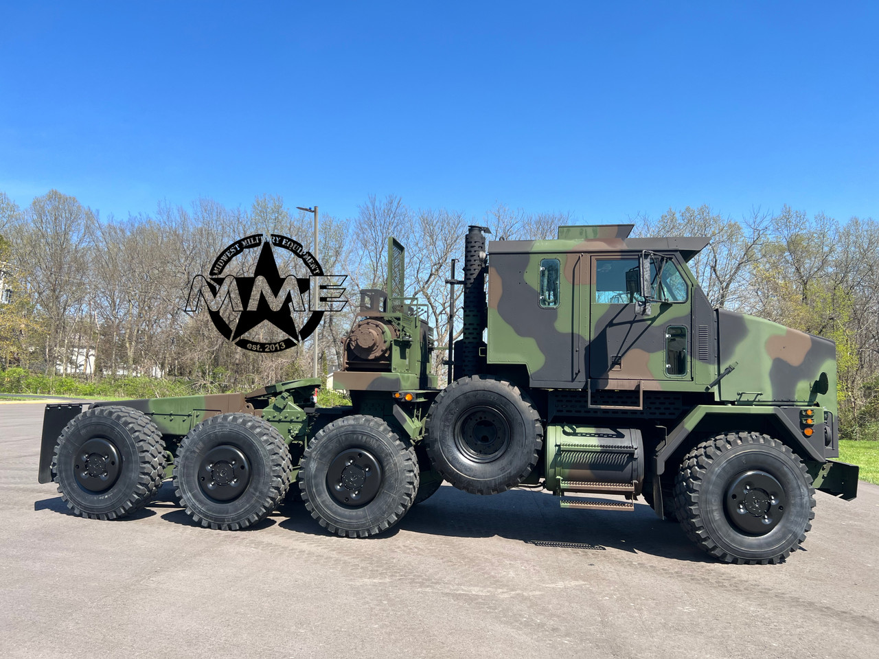 1993 Oshkosh M1070 8x8 HET Military Heavy Haul Truck Tractor Overhauled ...