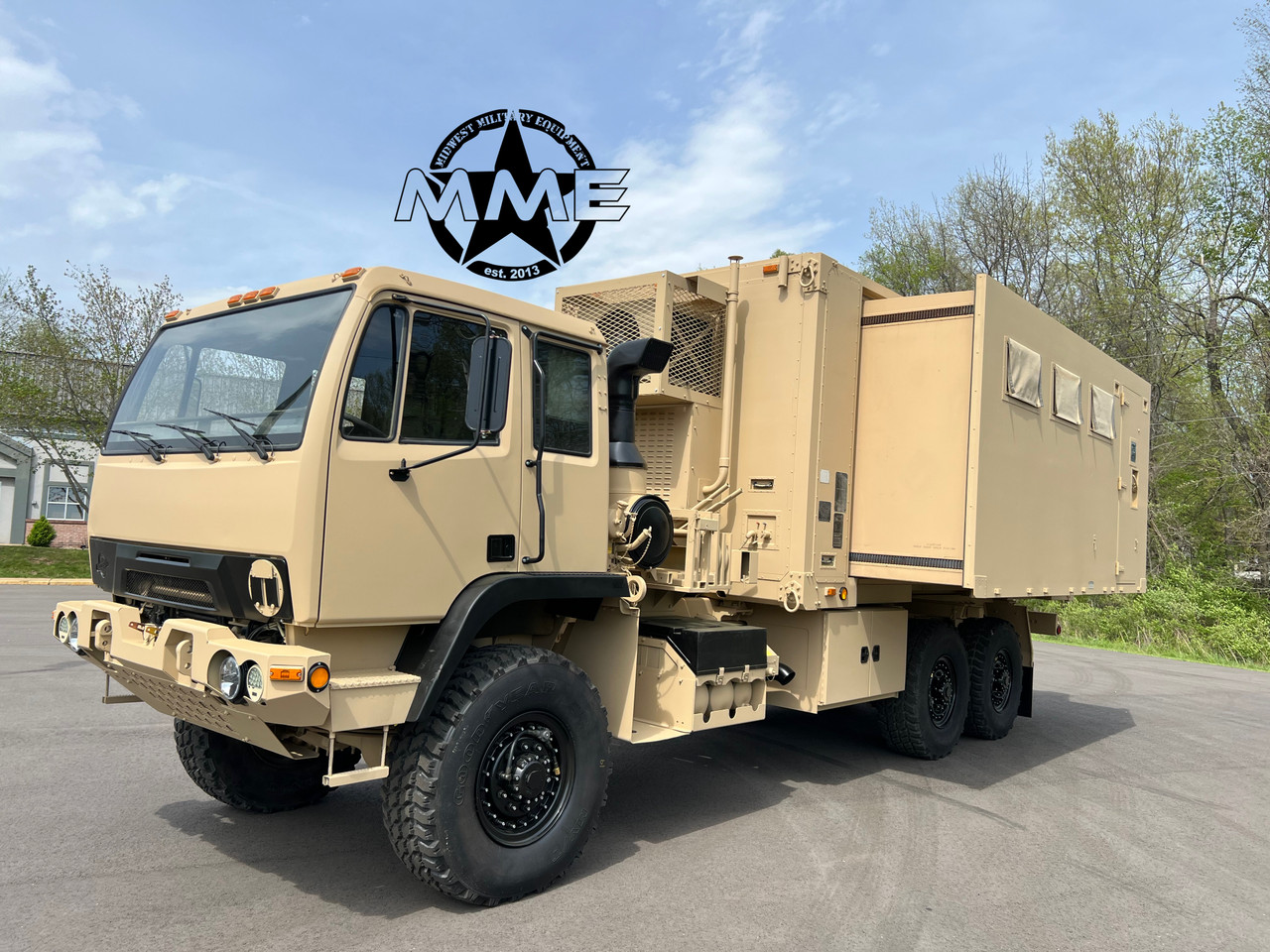 2007 Stewart & Stevenson M1087A1R MTV 5 Ton 6x6 Expandable Van Truck