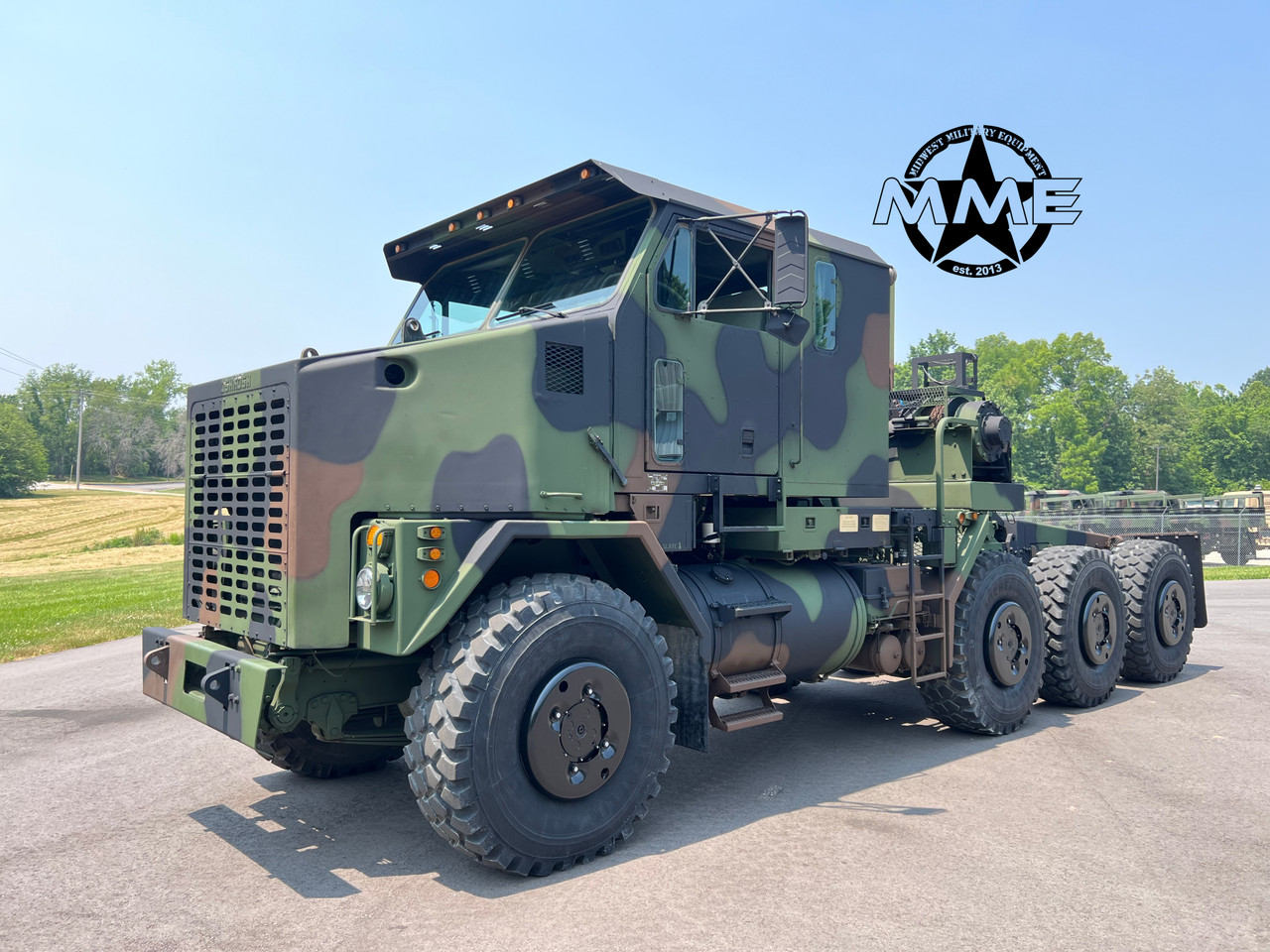 1994 Oshkosh M1070 8x8 HET Military Heavy Haul Truck Tractor Overhauled ...