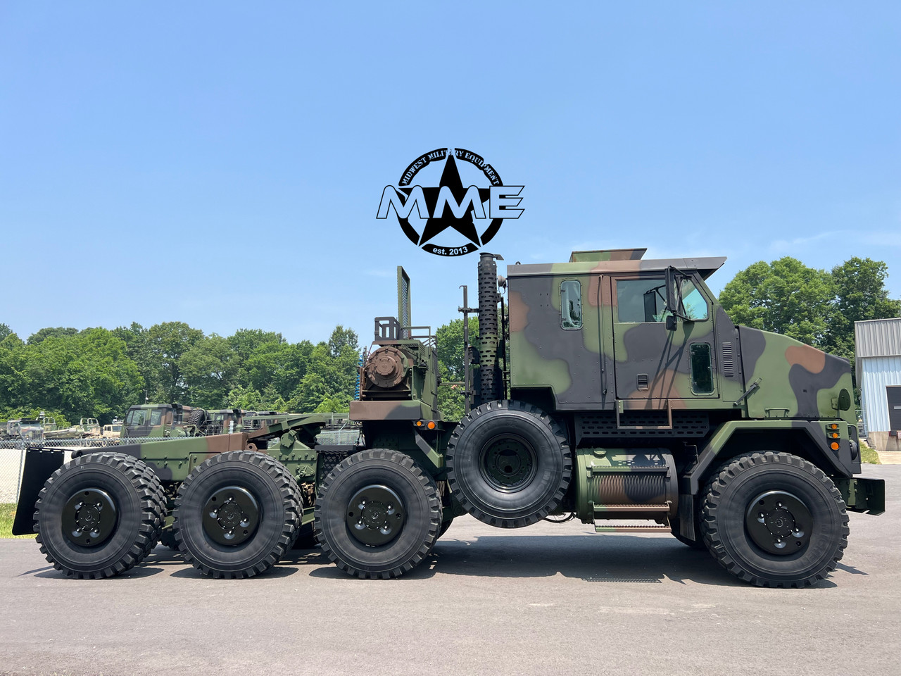 1994 Oshkosh M1070 8x8 HET Military Heavy Haul Truck Tractor Overhauled ...