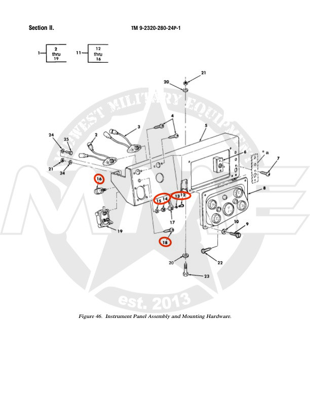 Replacement BLACK or GREEN Ignition Switch For Humvee and 5 Ton Trucks