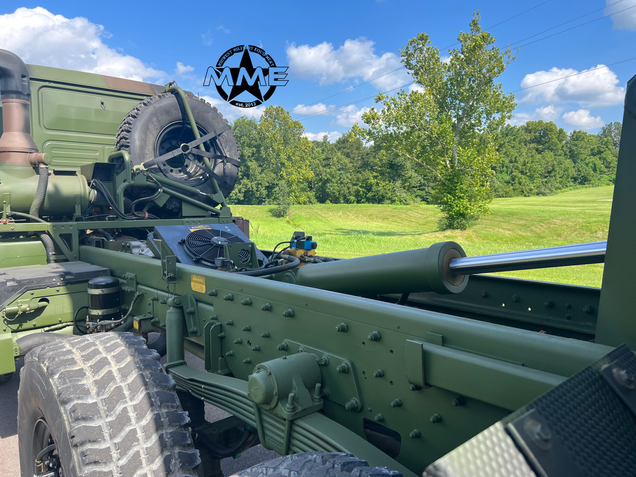 1997 Stewart Stevenson M1090 5-Ton 6x6 Dump Truck With A/C