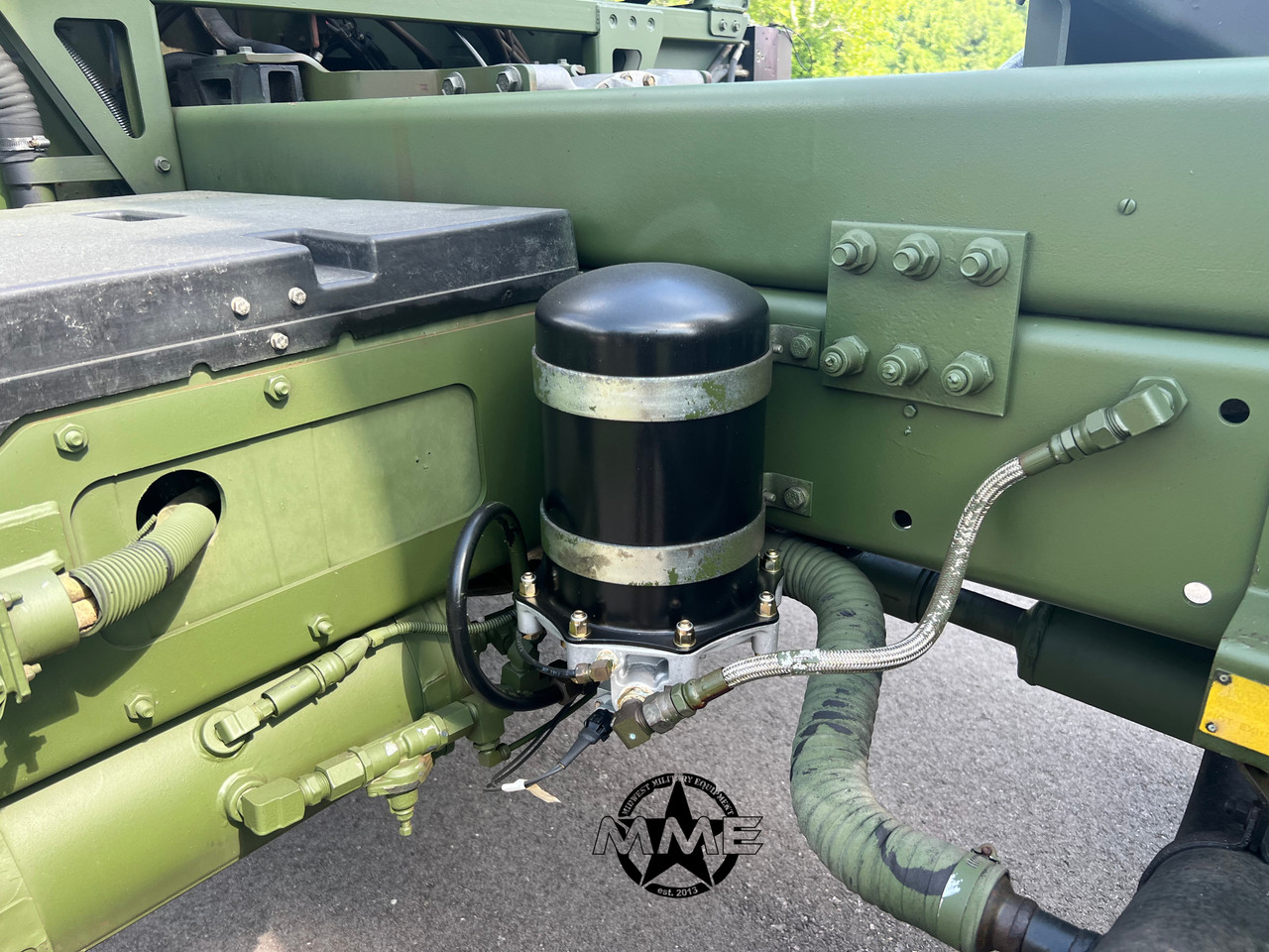 1997 Stewart Stevenson M1090 5-Ton 6x6 Dump Truck With A/C