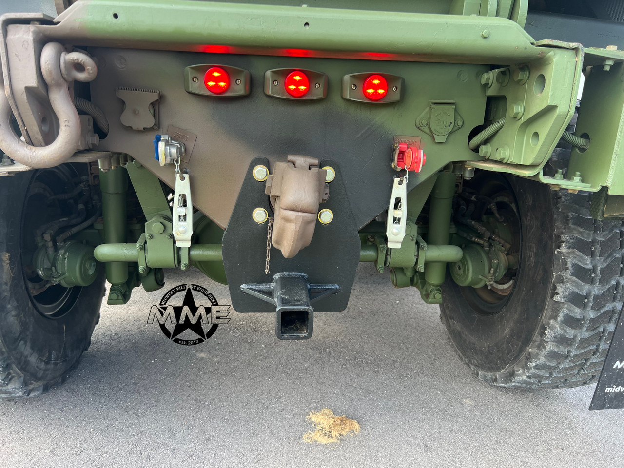 1997 Stewart Stevenson M1090 5-Ton 6x6 Dump Truck With A/C