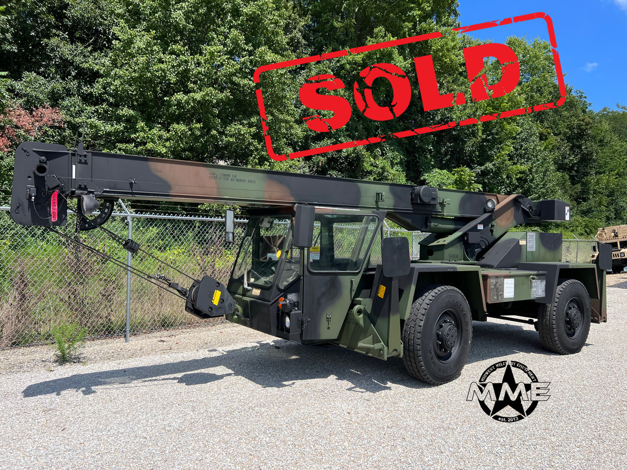 Koehring LRT 110 7.5 Ton Capacity 4X4 Rough Terrain Crane Low Hours