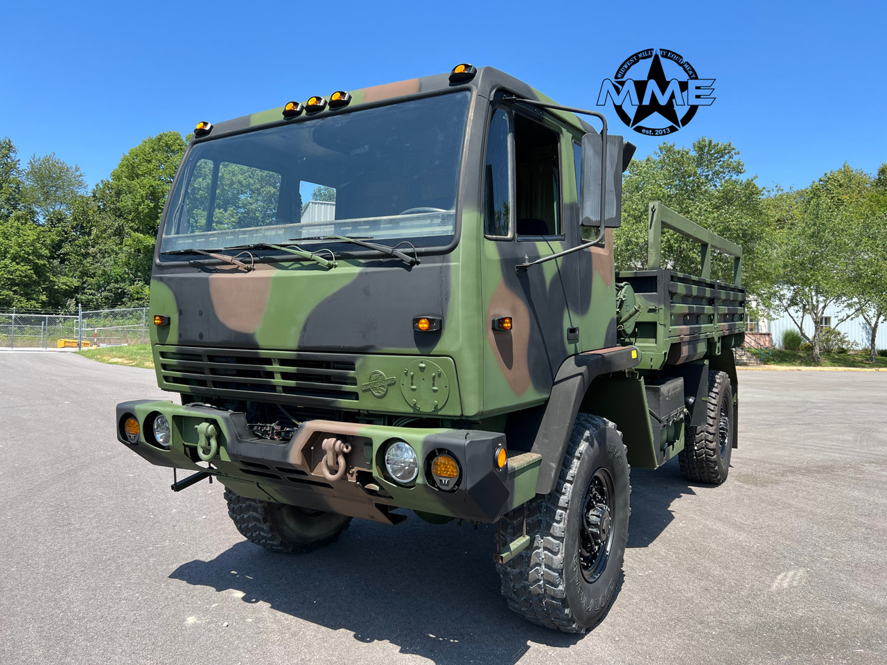 2003 Stewart & Stevenson M1078A1 4X4 LMTV 2 1/2 Ton Military Cargo