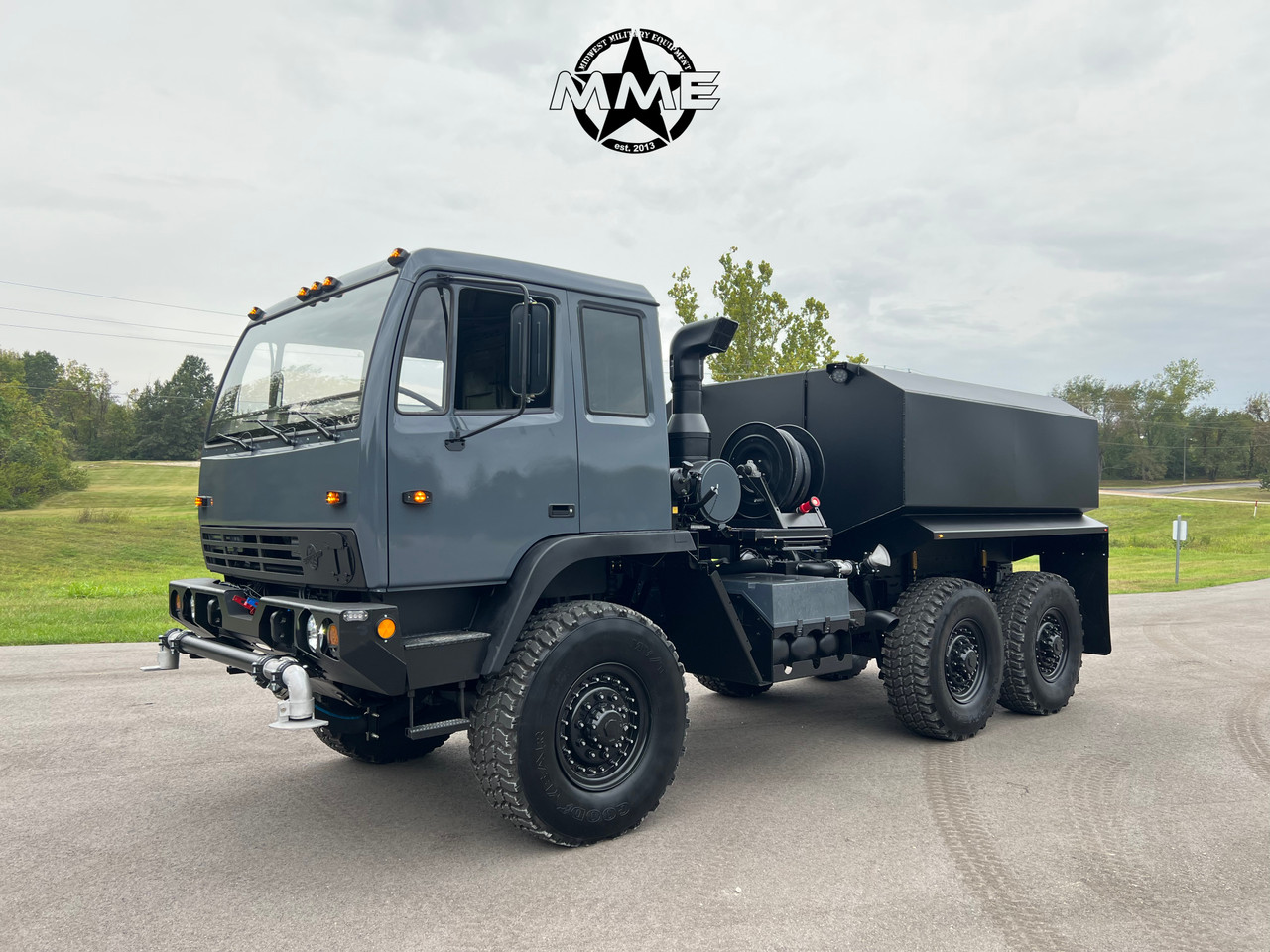 2001 Stewart & Stevenson M1088A1 5 Ton 6x6 Military Water Truck W/ A/C