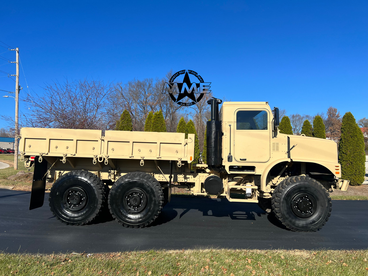 2001 Oshkosh MK23 MTVR 7 Ton 6x6 Cargo Truck