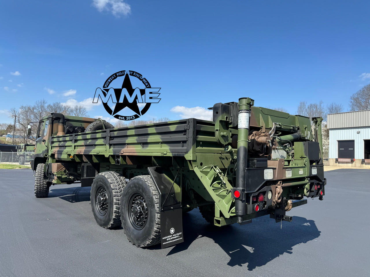 Stewart & Stevenson M1086 6x6 5 Ton Cargo Truck With Material Handling ...
