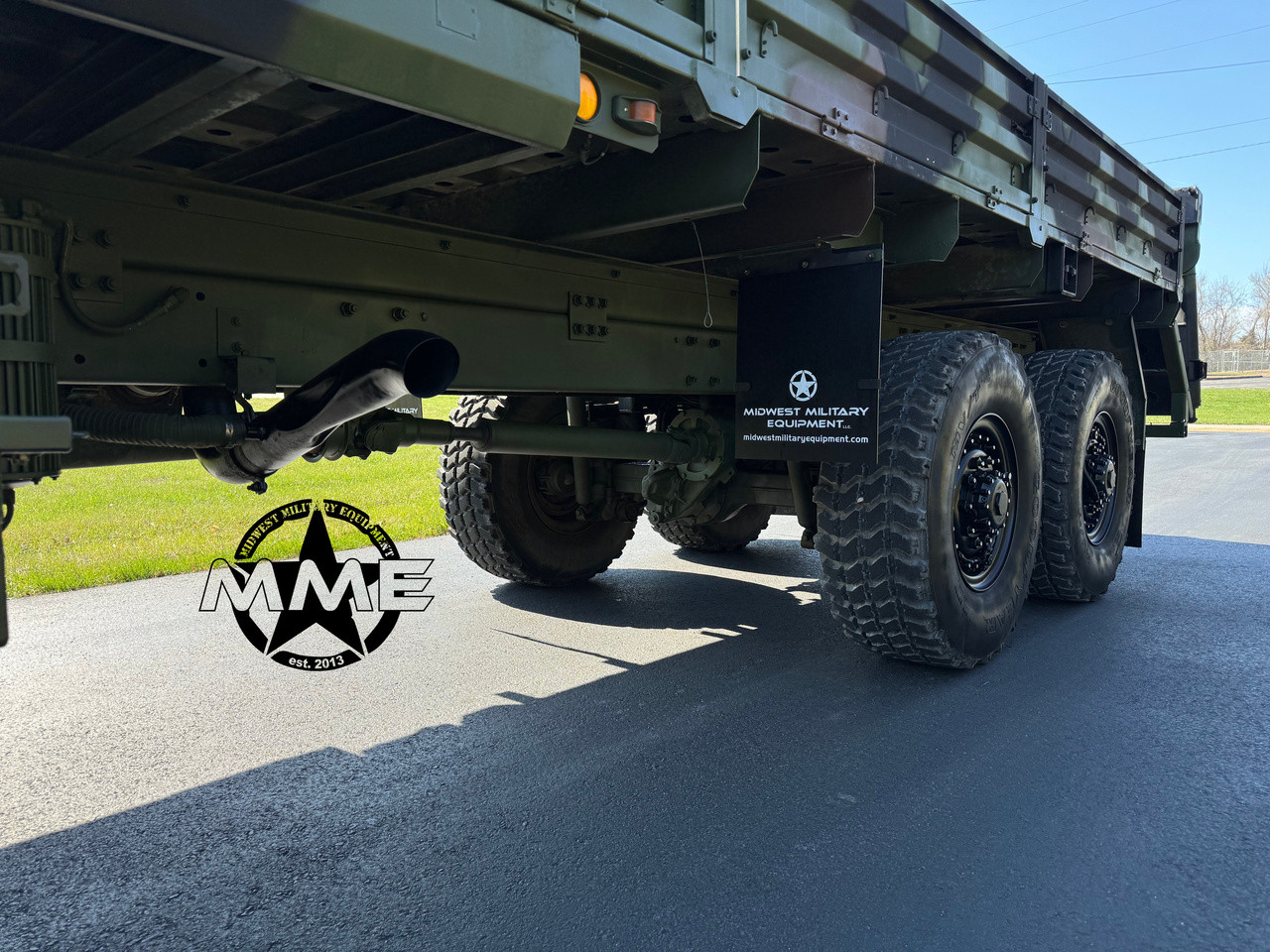 Stewart & Stevenson M1086 6x6 5 Ton Cargo Truck With Material Handling ...