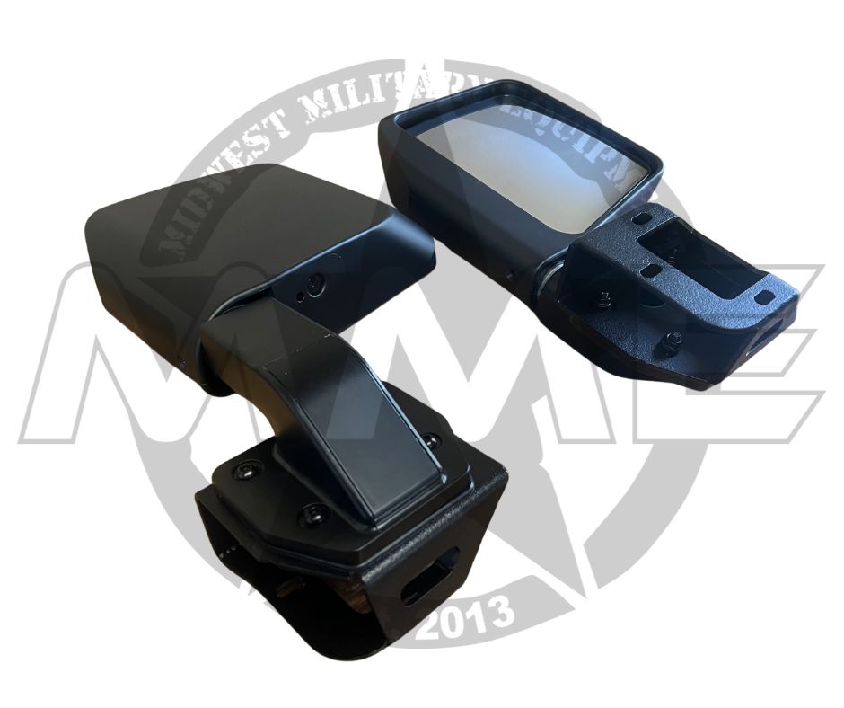 Aftermarket H1 Style Mirror Kit For Humvee/HMMWV - Midwest Military ...