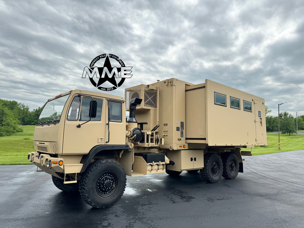 2007 Stewart & Stevenson M1087A1R MTV 5 Ton 6x6 Expandable Van Truck